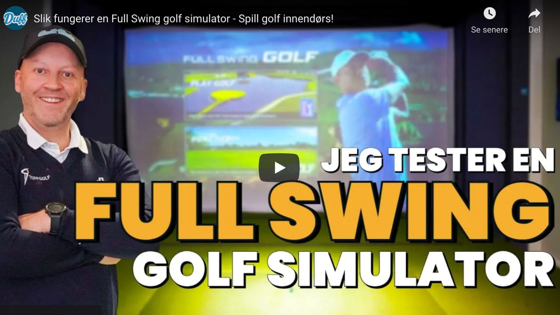 SLIK FUNGERER FULL SWING - Haga Golfsenter